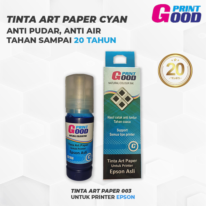 Jual TINTA ART PAPER 003 CYAN GOOD PRINT | Shopee Indonesia
