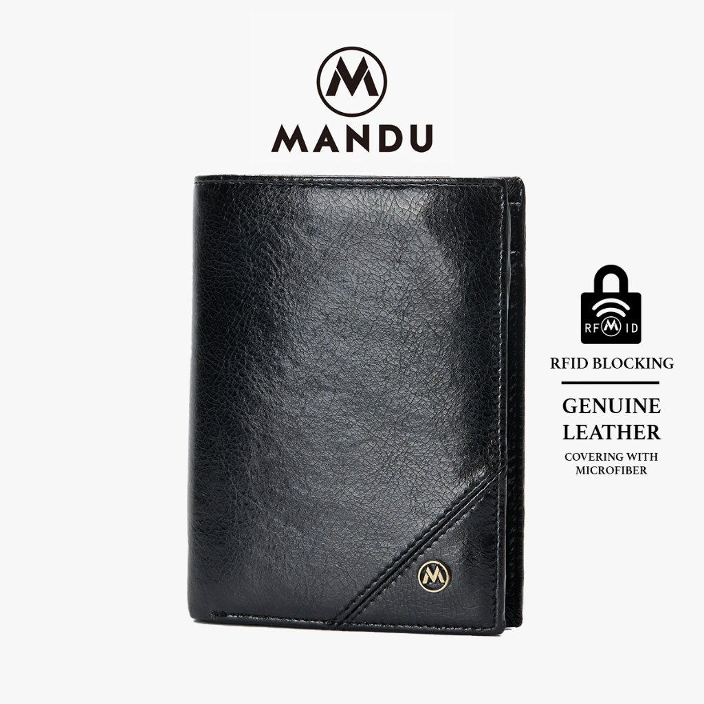 Jual Dompet Lipat Pria Pendek 5315-2 RFID Blocking Bahan Kulit Sapi ...