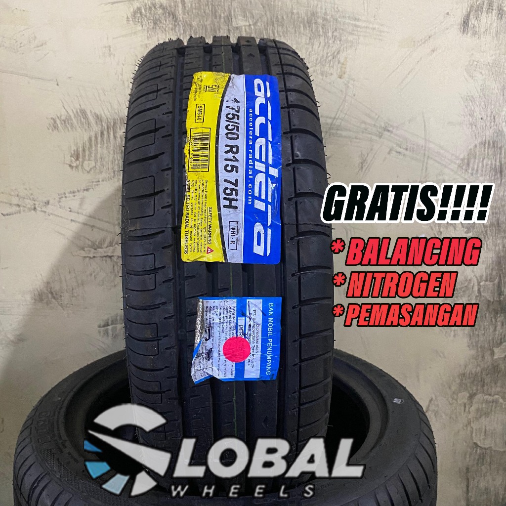 Jual Ban Mobil Radial Toubles Ukuran 175 50 R15 Merek Accelera Phi-R | Shopee Indonesia