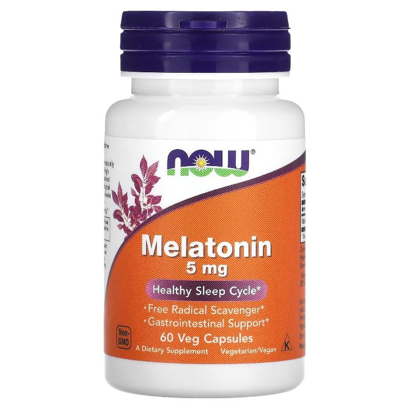 Jual NOW Foods, Melatonin, 5 mg, 60 Veg Capsules | Shopee Indonesia