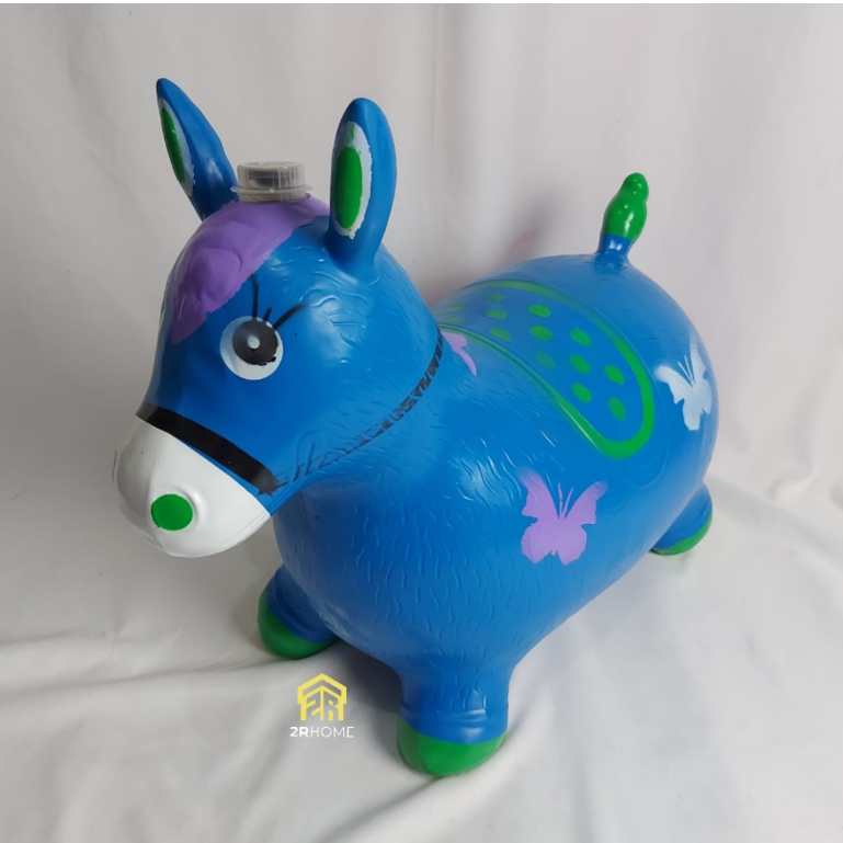 Jual Animal Jumping Karet Musik Mainan Anak Tunggang Kuda Sapi Rusa ...