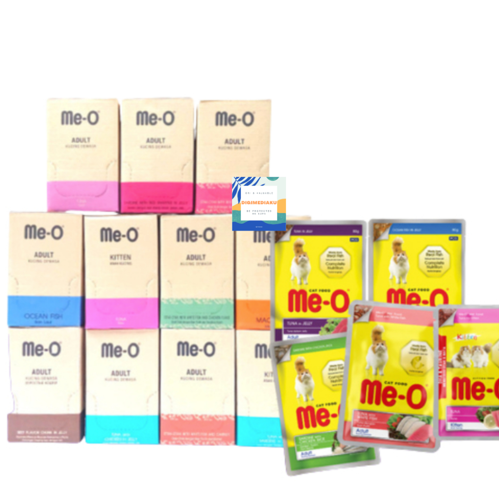 Jual MEO POUCH WETFOOD 80 gr MEO POUCH CAT FOOD MEO MAKANAN BASAH ...