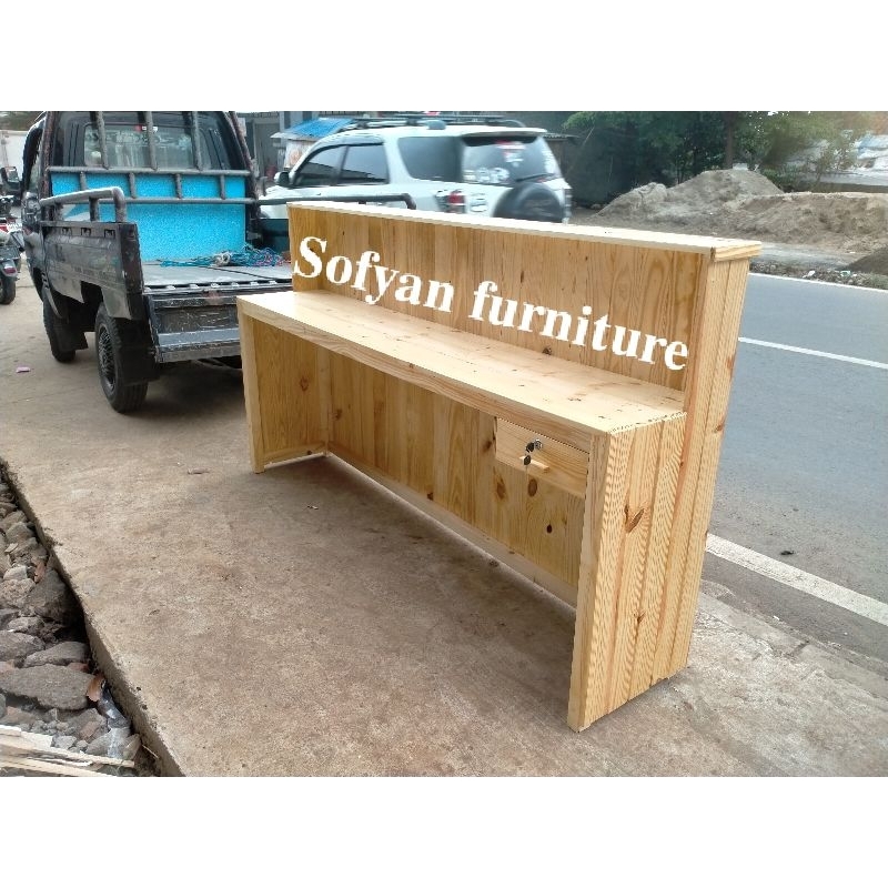 Jual meja bar/meja kasir /menjabar cafe dan Warkop / meja bar minimalis ...