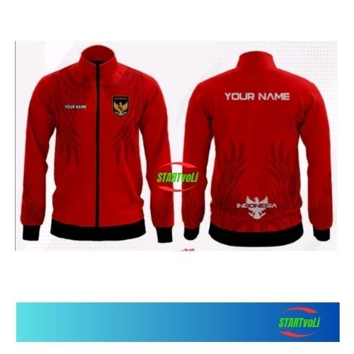 Jual JAKET CUSTOM FREE DESIGN TRACTOP TIMNAS INDONESIA TERBARU ERSPO ...