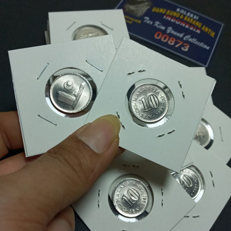 Jual Koleksi Koin 10 Sen Malaysia Tahun 1981 Seri (Gedung Parlemen) Bagus Masih Kilau Lustre ...