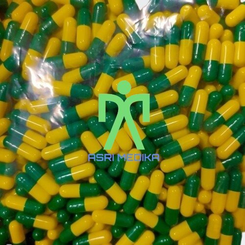 Jual Kapsul Kosong No 1 isi 1000 Butir Cangkang Capsule 2Warna ...