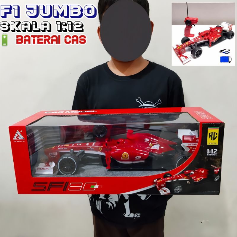 Jual Mainan Remote Control RC Car Formula One 1 Jumbo 1:12 Baterai Cas ...