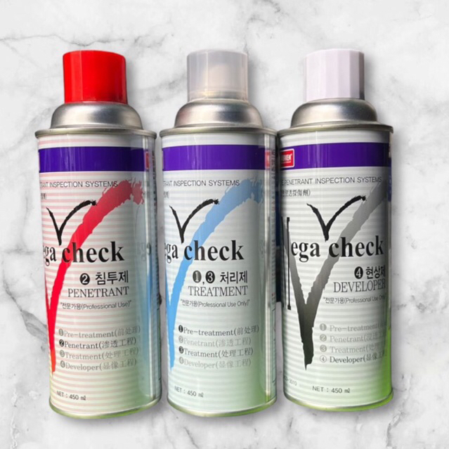 Jual nabakem megacheck HARGA SET dye penetrant inspection system ndt ...