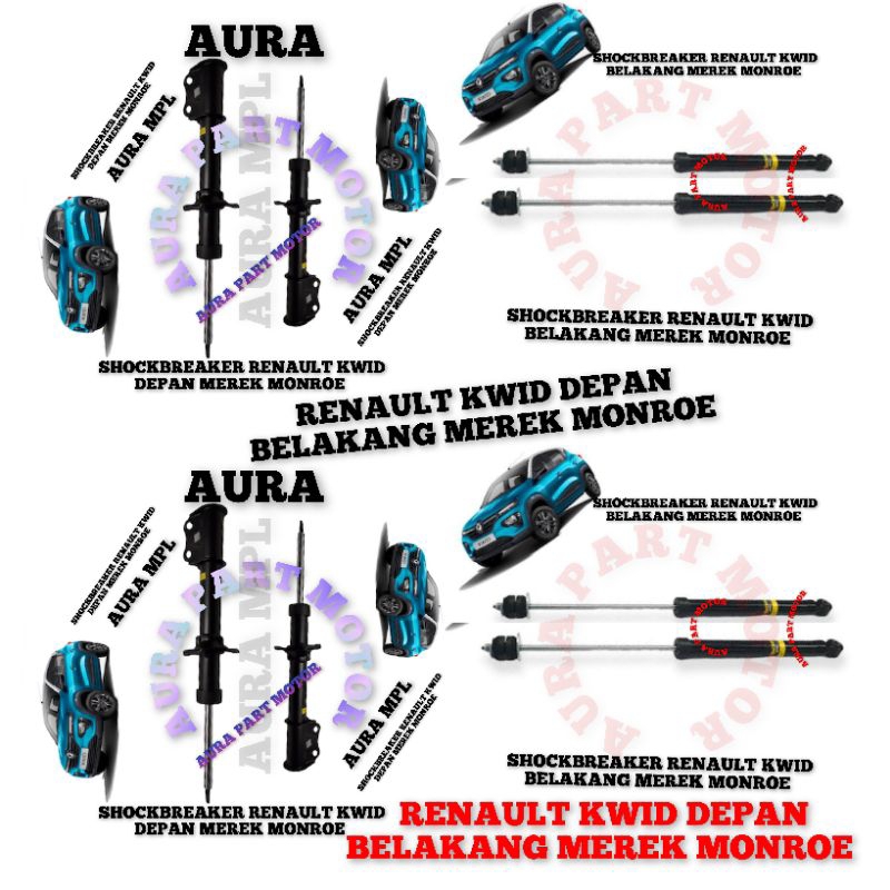 Jual SHOCKBREAKER SHOCK ABSORBER RENAULT KWID / RENAULT TRIBER DEPAN ...