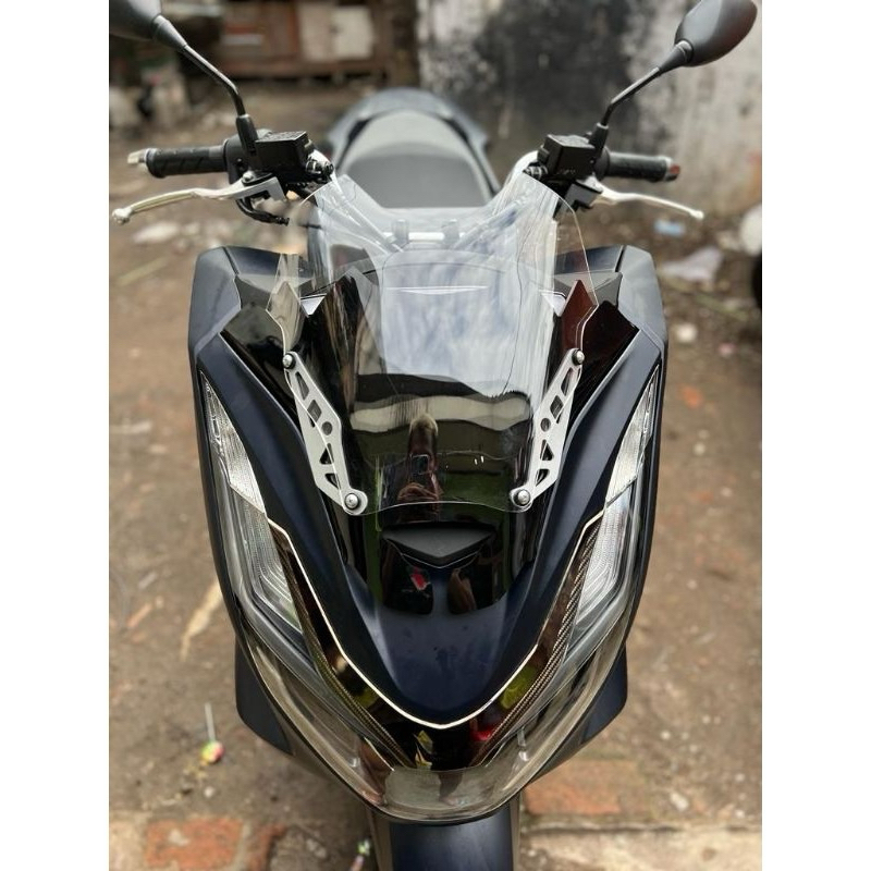 Jual visor windshield honda pcx 160 model thailand | Shopee Indonesia