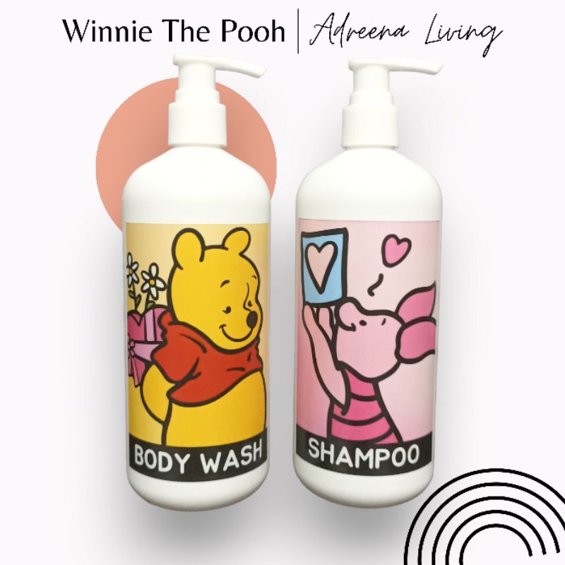 Jual Botol Sabun Cair 500ml lucu karakter winnie the pooh disney anak ...