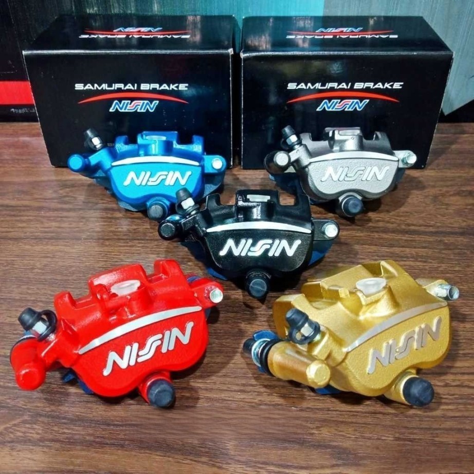 Jual Kaliper NIssin Samurai Brake 2P Kiri Kanan Caliper 2 Piston Universal | Shopee Indonesia