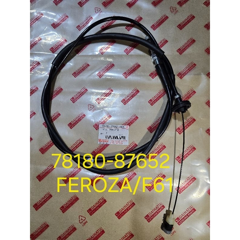 Jual KABEL GAS ACCELARATOR DAIHATSU FEROZA F61 (78180-87652) TIPE ORI ...