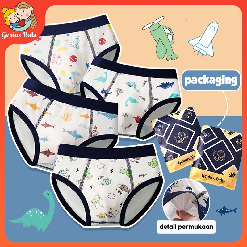 Jual Genius Bala (1-12 Tahun)Katun murni Celana Dalam Segitiga Anak ...