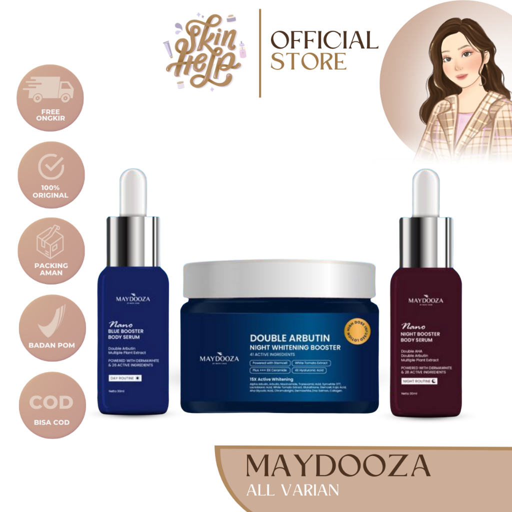 Jual Maydooza - (NEW BUNDLING) All Varian Body lotion Infused Whitening ...