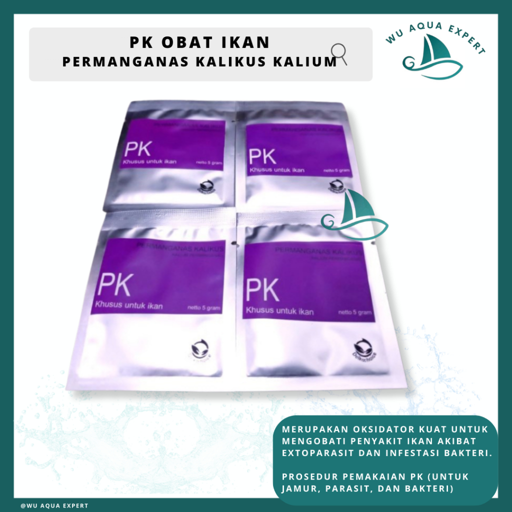 Jual PK Obat Khusus Ikan Permanganas Kalikus Kalium Permanganat ...