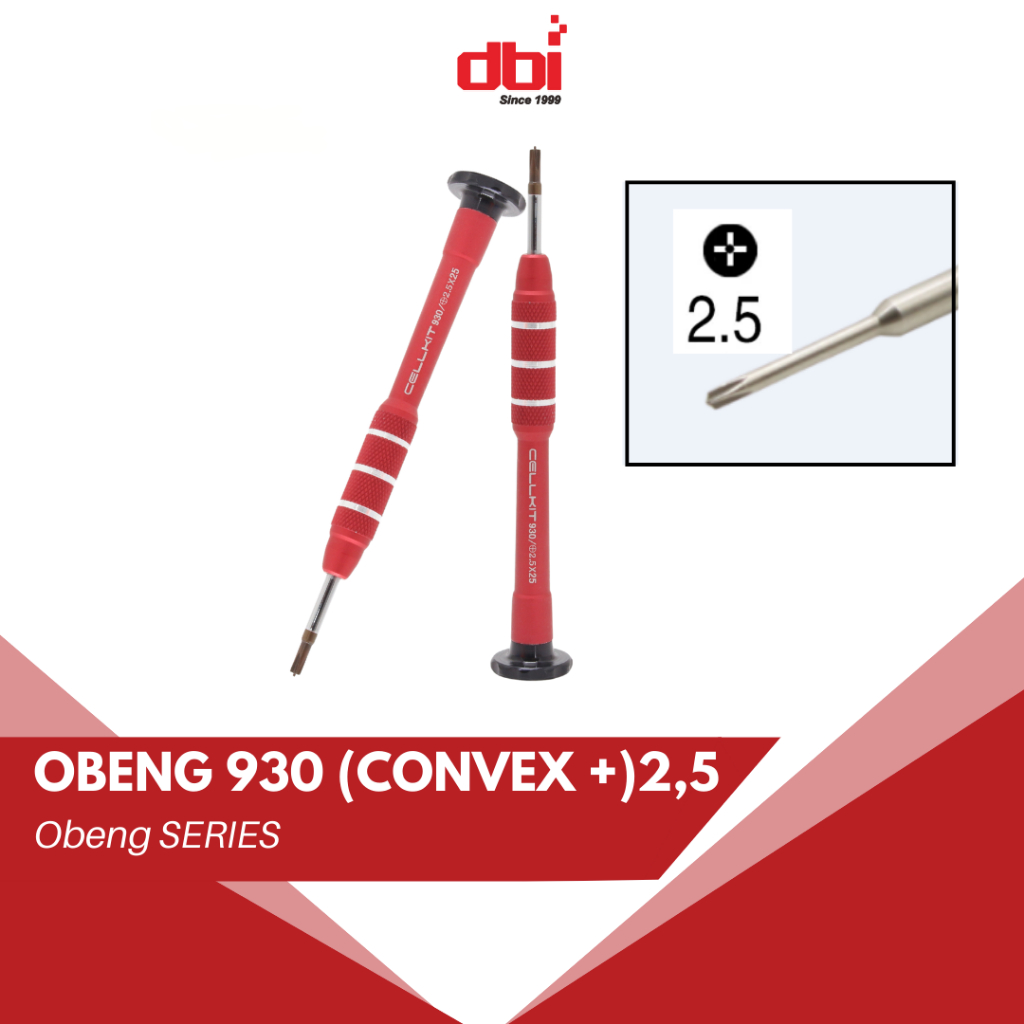 Jual Obeng Single Magnetik CELLKIT 930 CONVEX + 2,5 iPhone 7 8 Plus X ...