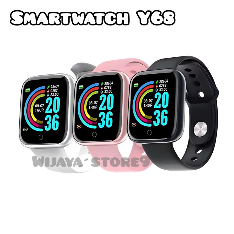 Jual Smartwatch Y68 Jam pintar Tracking Langkah Olahraga, Notfikasi ...