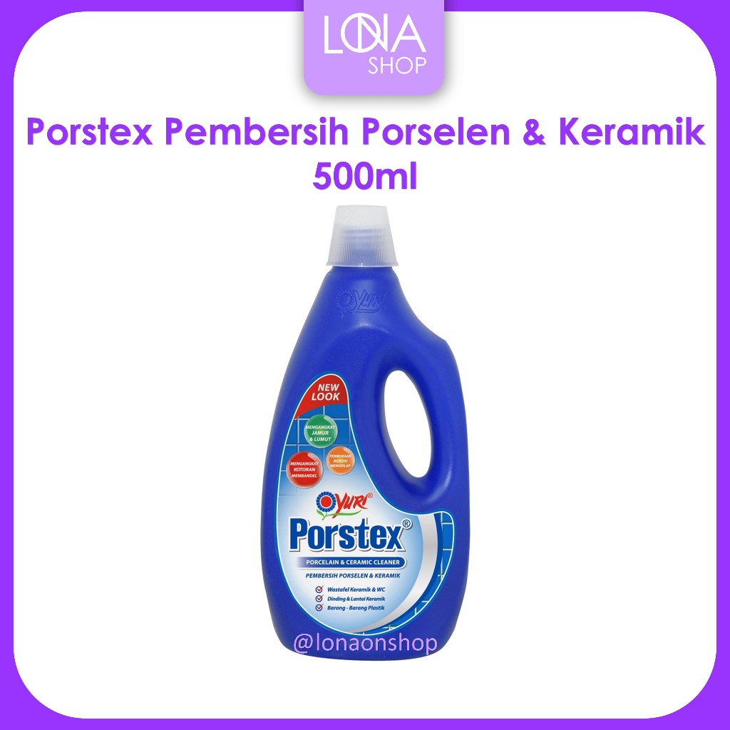 Jual Yuri Porstex Pembersih Kamar Mandi 500 ml / Porselen dan Keramik ...