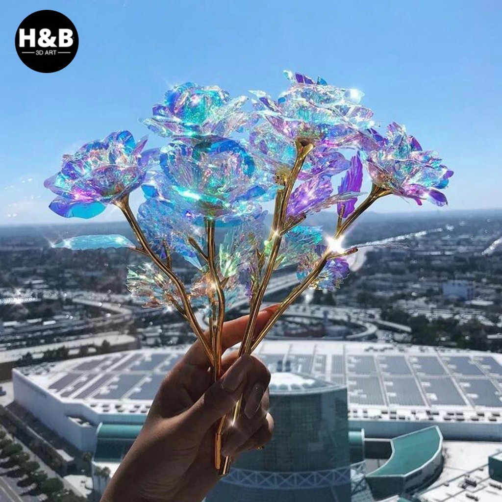 Jual Bunga Mawar Emas Rose Gold 24k Valentine Hari Ibu Mother Day Ulang ...