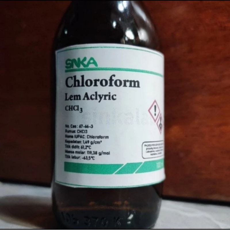 Jual pelengkap praktek sekolah cloroform teknis grade 100ml | Shopee ...