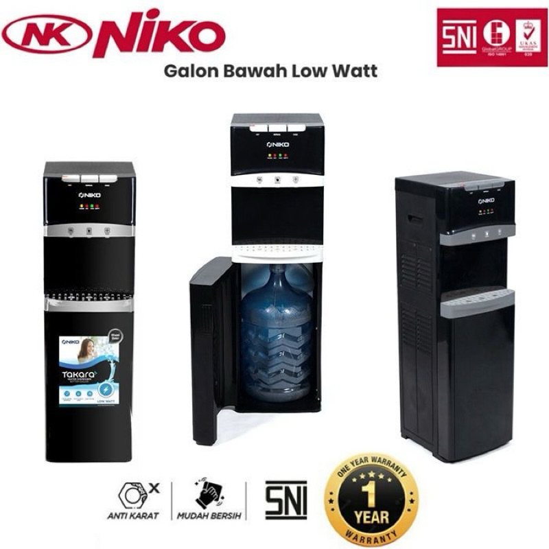 Jual Dispenser niko standing galon bawah ( grey / white ) | Shopee ...