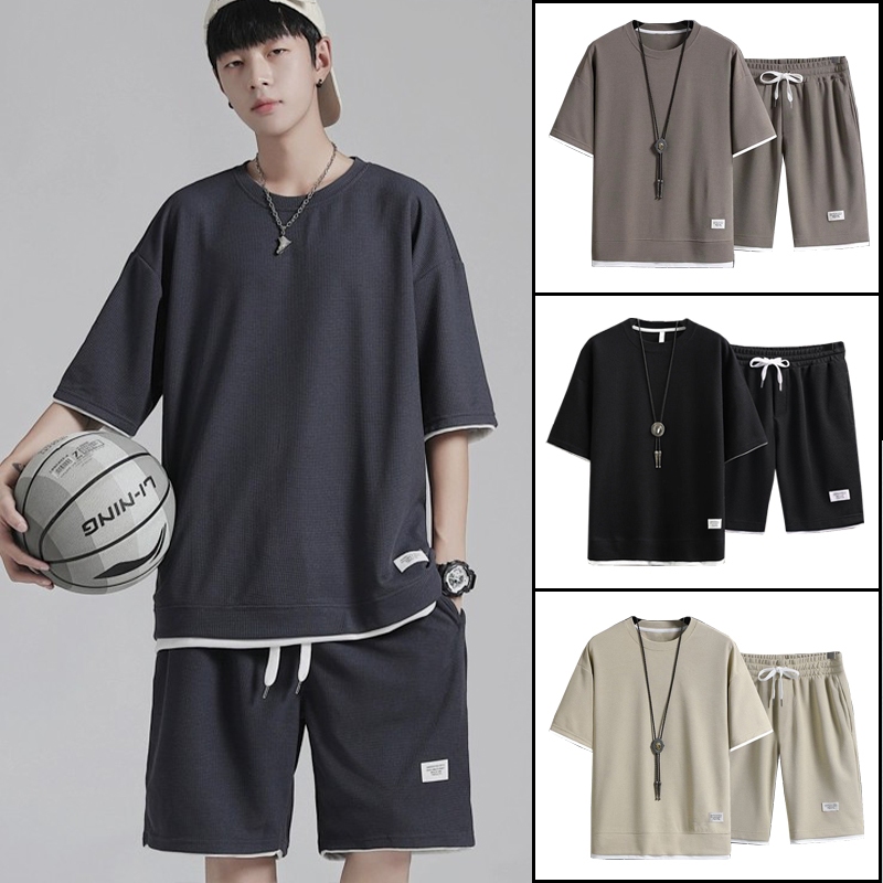 Jual 3Y Setelan olahraga pria Baju setelan pria korea baju setelan ...