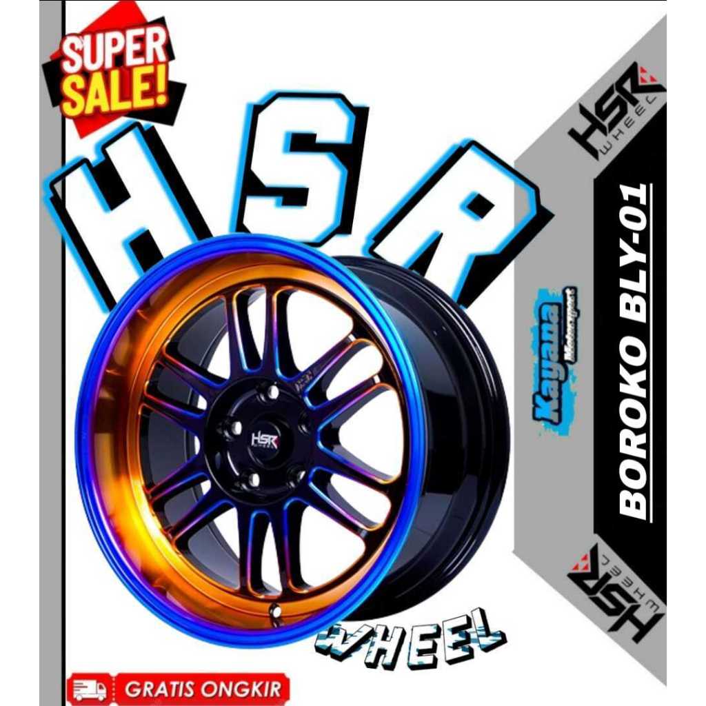 Jual Velg Mobil Boroko BLY01 Hsr Wheel Ring 17 Pelek Untuk Innova Zenix Civic Xpander | Shopee ...