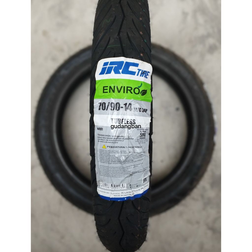 Jual Ban luar IRC 70 90 - 14 Enviro NR 91 Tubeless | Shopee Indonesia