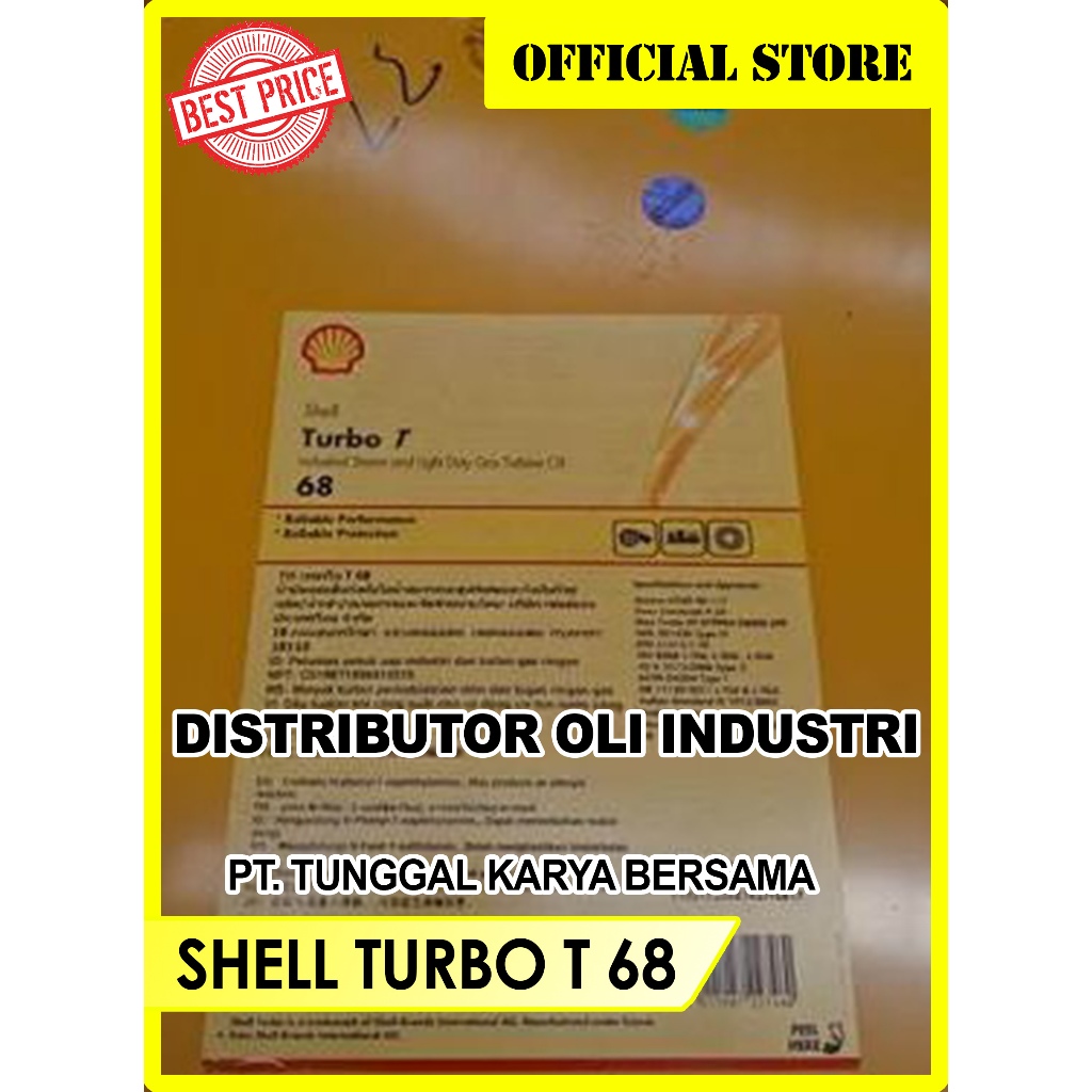 Jual SHELL TURBO T 68 ( Free Ongkir - Drum 209 L ) | Shopee Indonesia