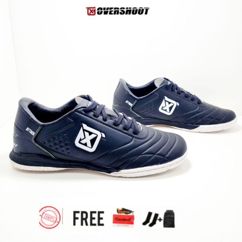 Jual Sepatu futsal overshoot shadow hitam putih - Sepatu futsal pria ...