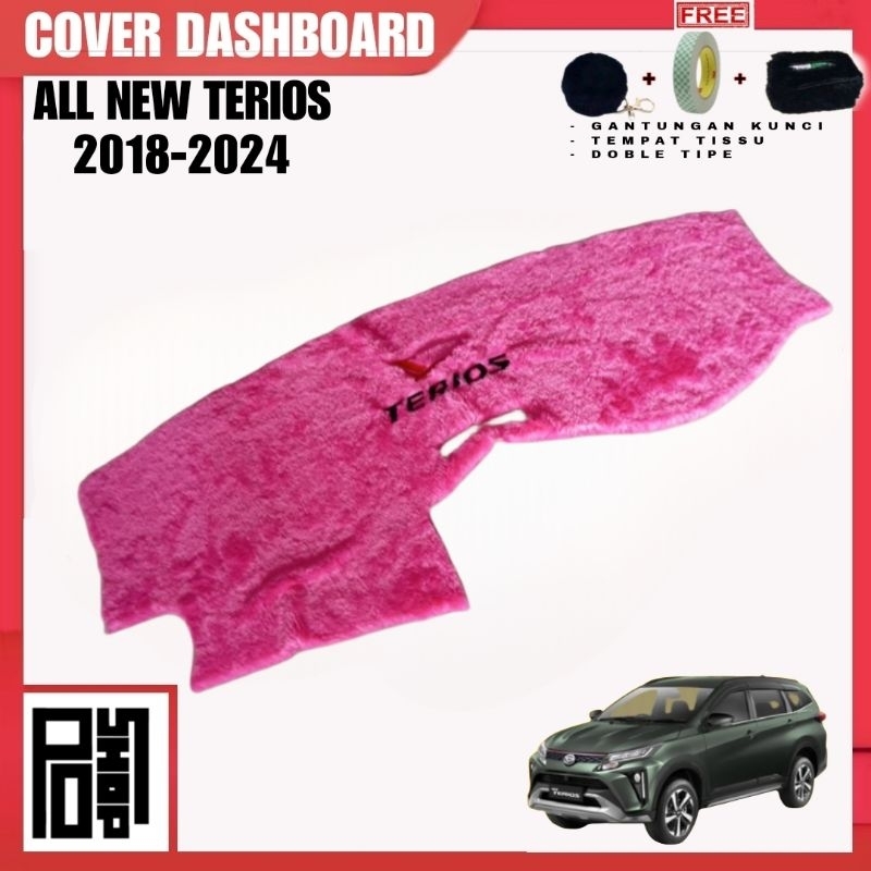 Jual cover dashboard bulu mobil all new terios 2018-2024 cover variasi ...
