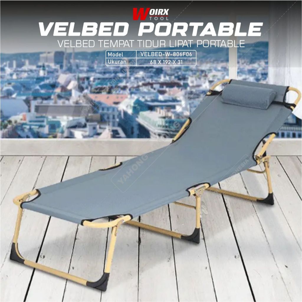 Jual Velbed Tempat Tidur Lipat Ranjang Lipat Folding Bed | Shopee Indonesia