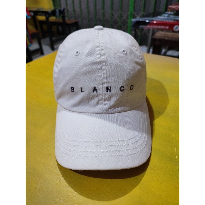 Jual Topi Caps Bross Logo Blanco Putih | Shopee Indonesia
