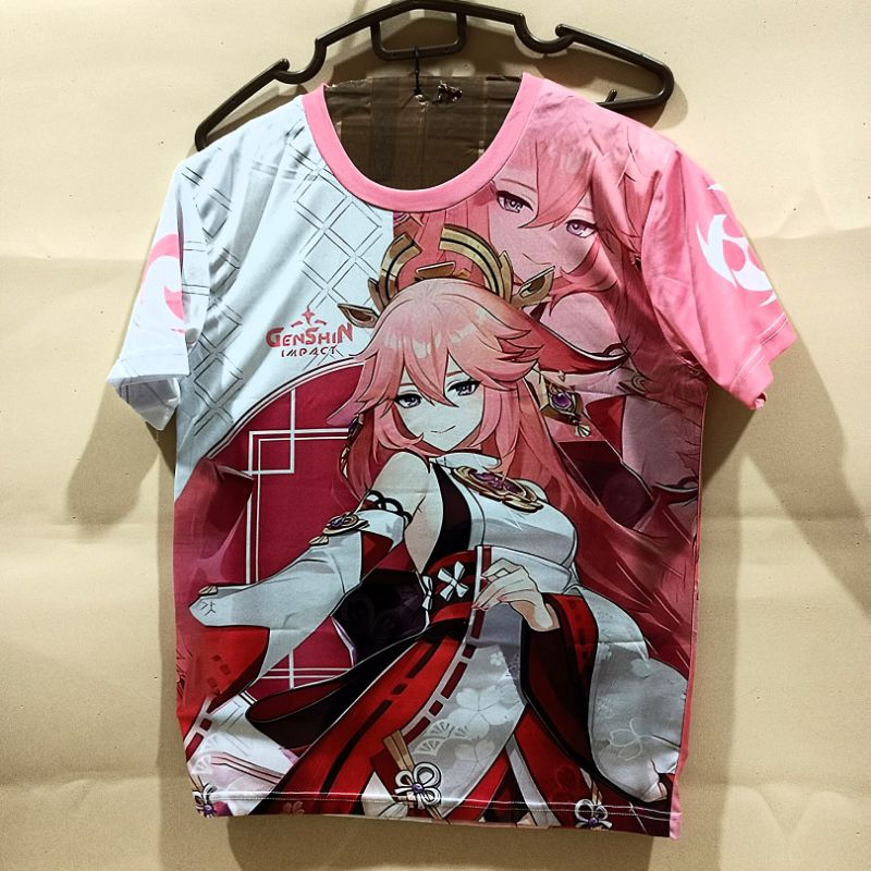 Jual Baju kaos stretch anime - manga - kartun - animasi - genshin full ...