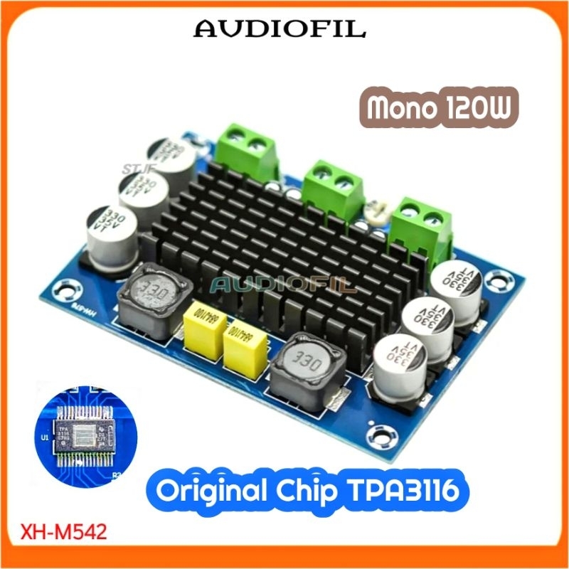 Jual TPA3116 Amplifier Class D Hifi Mono 120W Original Chip TPA3116D2 ...