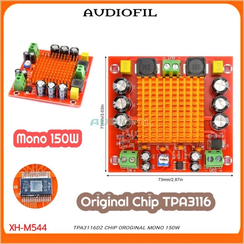 Jual TPA3116 Amplifier Class D Hifi Mono 150W Original Chip TPA3116D2 ...