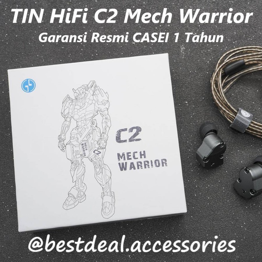 Jual Tin HiFi C2 Mech Warrior LCP Composite Diaphragm Earphone TINHiFi ...