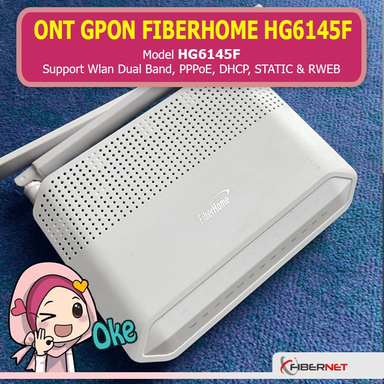 Jual Modem/Router ONT GPON FiberHome HG6145F Dual Band | Shopee Indonesia