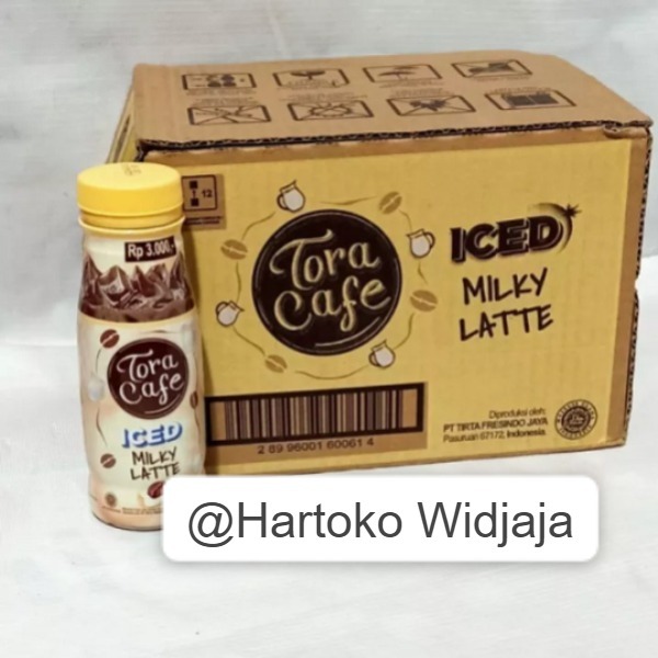 Jual TORA CAFE BOTOL ICE MILKY LATTE 180ML DUS ISI 12 BOTOL | Shopee ...