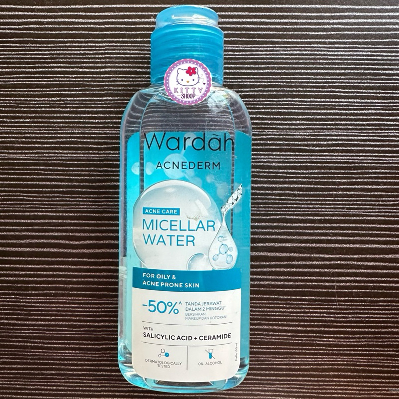 Jual Wardah Acnederm Acne Care Micellar Water 100ml - Efektif - 50% ...