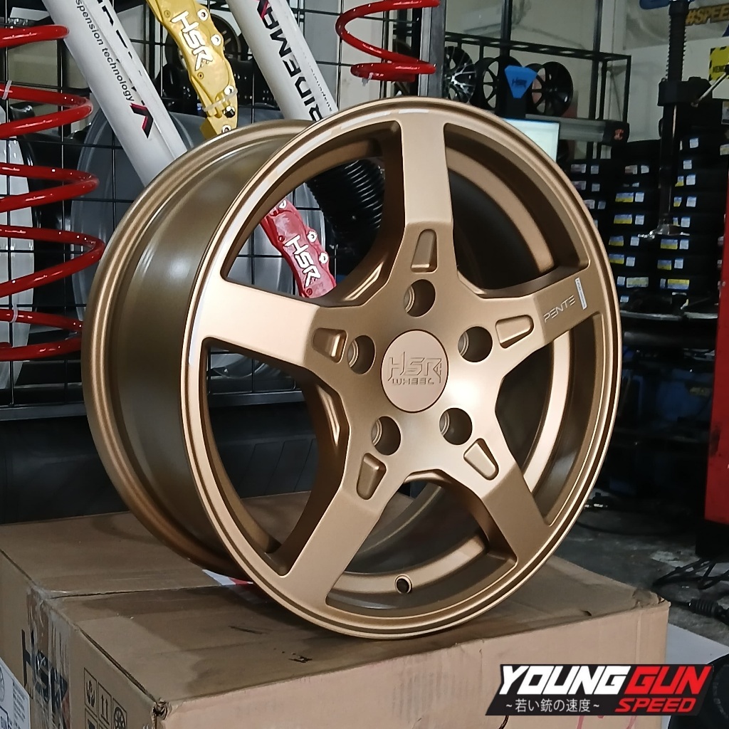 Jual Pelek HSR Pente Ring 15 Lebar 6,5 Hole 5X114,3 Untuk Innova Ertiga Luxio APV Grand Max Velg ...