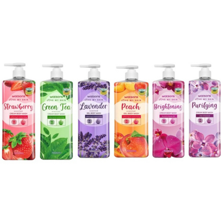 Jual Body Wash Watsons Scented 1000ml / WATSONS BODY WASH | Shopee ...