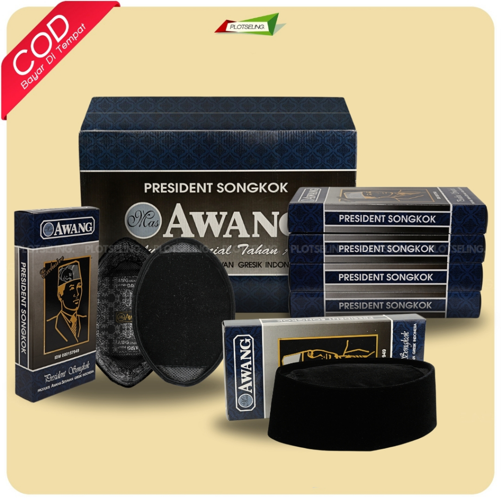 Jual Songkok Hitam AWANG AC Tinggi 7 8 9 10 11 Peci Anak Laki Laki Pria ...