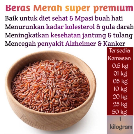 Jual BERAS MERAH WANGI BERKUALITAS 1Kg | Shopee Indonesia