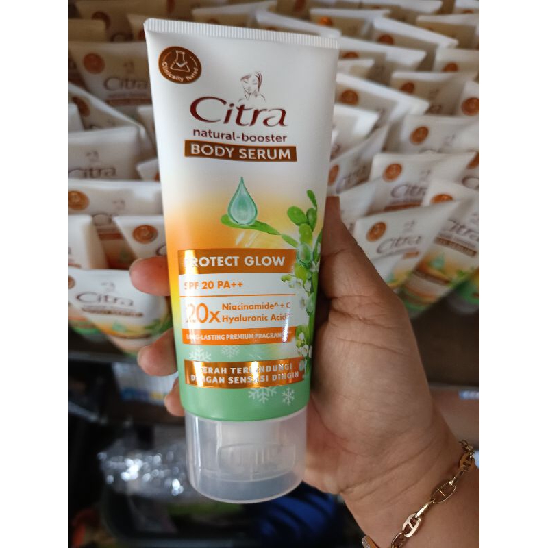 Jual citra body serum natural booster protec glow 180ml | Shopee Indonesia