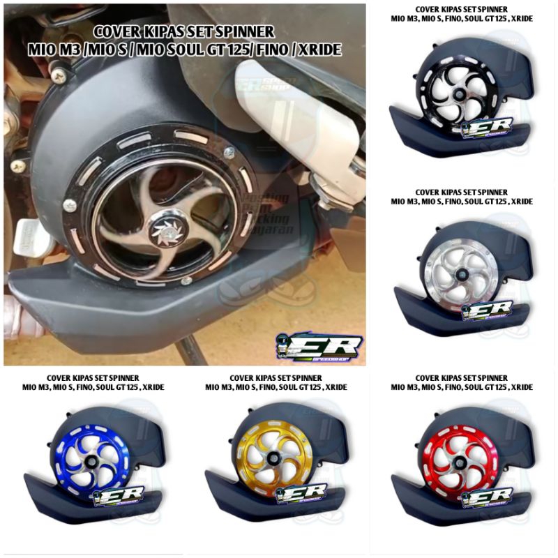 Jual Cover kipas set spinner spiner mio m3 mio S soul GT 125 fino Xride ...