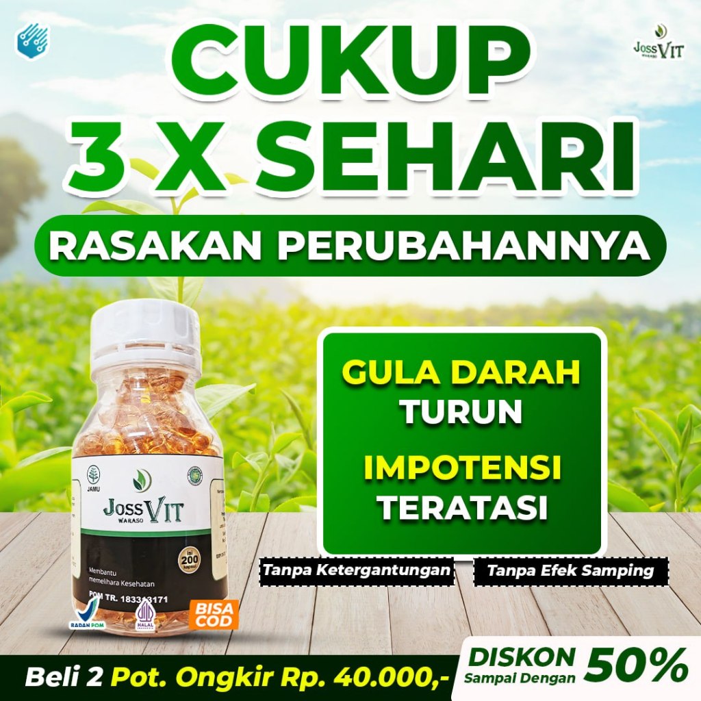 Jual Josvit Joss Vit Herbal Habatusauda Extra Propolis 100% Original ...