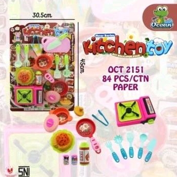 Jual Mainan Memasak Kitchen Toys Disertakan Gas Oct 2151 - Hidayah Toys ...