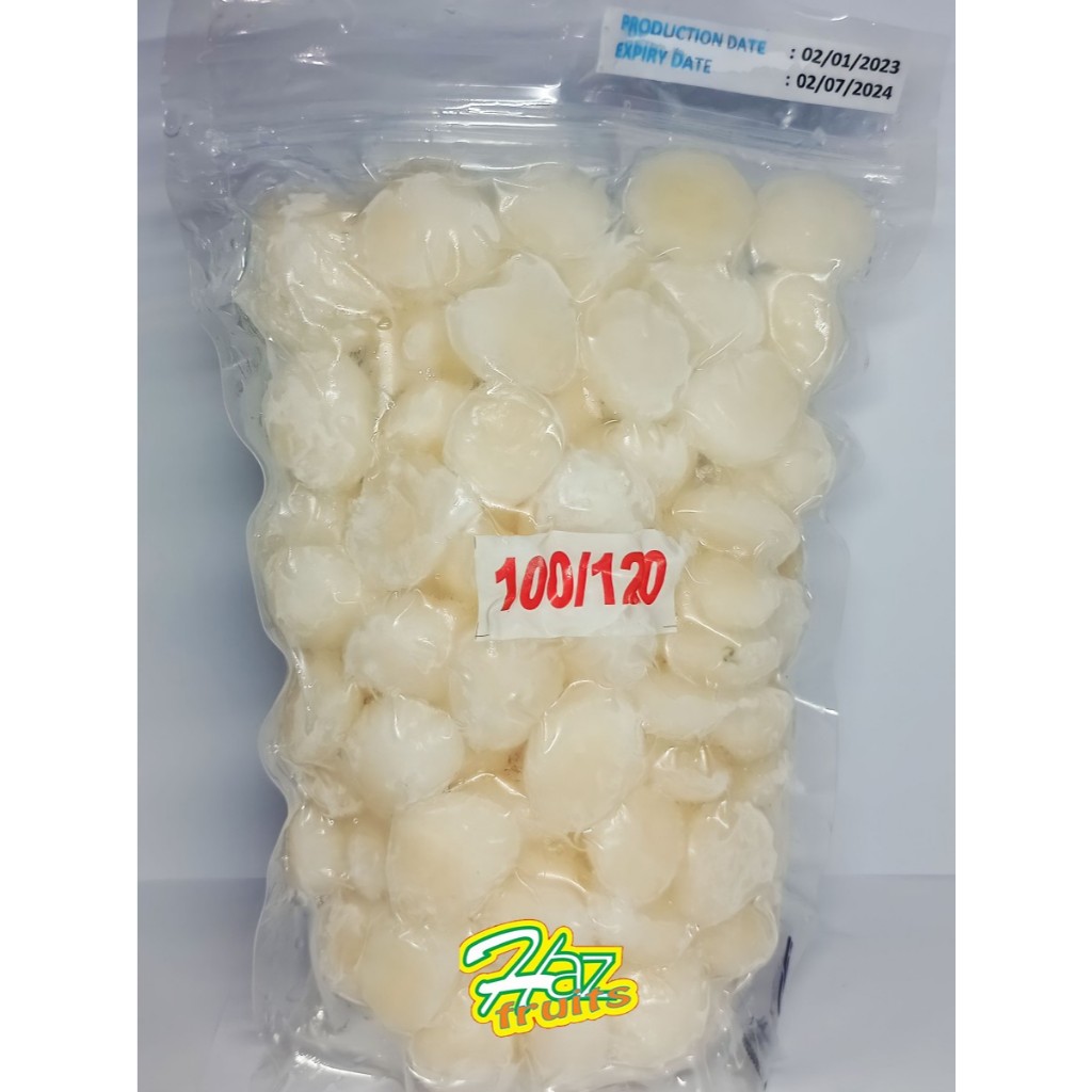 Jual Scallop Daging Kerang Srimping Ukuran 100/120 - 500 gram | Shopee ...